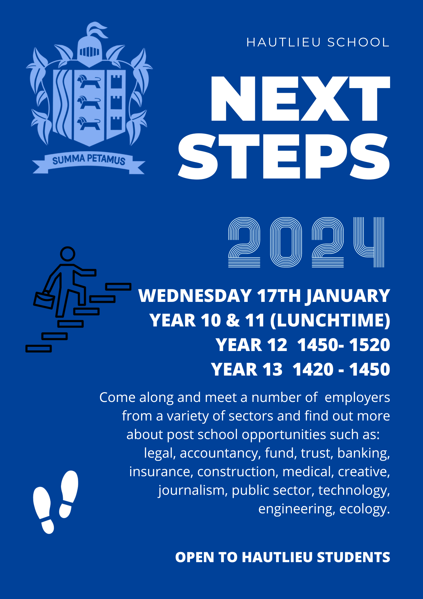 Next Steps 2024 Flyer – Hautlieu